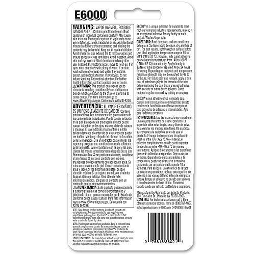 E6000 237040 Craft Adhesive - 2 fl oz White