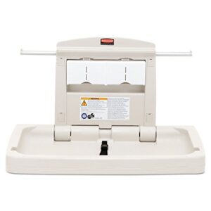 Rubbermaid Commercial 781888 Sturdy Station 2 Baby Changing Table, Platinum