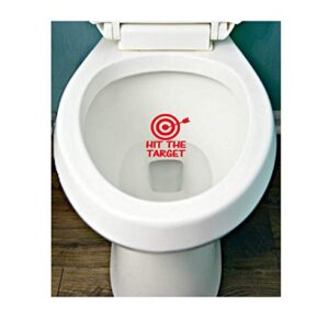 BERRYZILLA HIT THE SPOT Decal BATHROOM TOILET Potty SEAT Boys Training Target