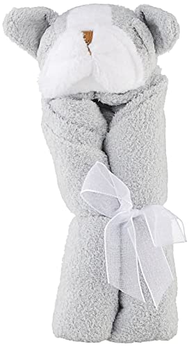 Angel Dear Grey Bulldog Blankie