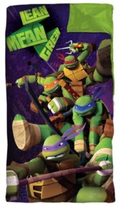 nickelodeon teenage mutant ninja turtles slumber bag set, 52"l x 30"w x 3"h