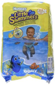 huggies little swimmers disposable swim diapers, x-small (7lb-18lb.), 12-count