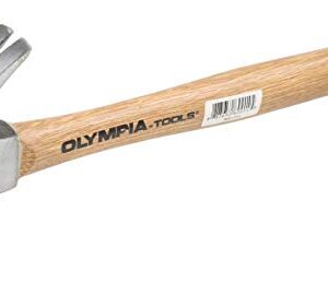 Olympia Tools Claw Hammer, 60-014, 8 Ounce,Silver