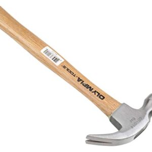 Olympia Tools Claw Hammer, 60-014, 8 Ounce,Silver