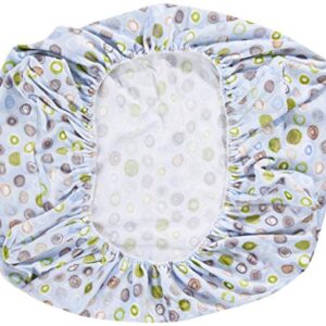 Summer Ultra Plush Changing Pad Cover, Blue Swirl