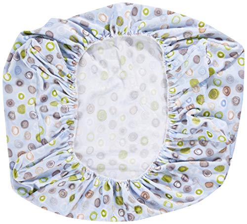 Summer Ultra Plush Changing Pad Cover, Blue Swirl