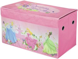 disney princess collapsible storage trunk, pink, 24 months to 60 months