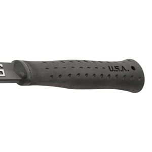 ESTWING Ultra Series Hammer - 15 oz Short Handle Rip Claw with Smooth Face & Shock Reduction Grip - EB-15SR,Black