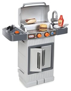 little tikes cook 'n grow bbq grill gray