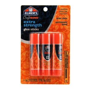 elmer's craft bond extra strength glue sticks, 3pc