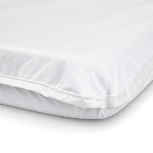 Baby Crib Mattress Bed Pad: Firm 17 X 31” Foam Bedding With Waterproof Vinyl Top