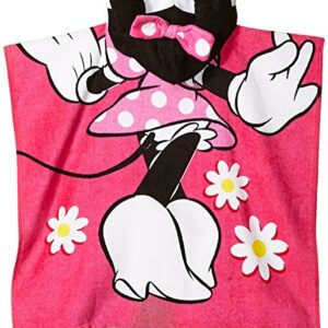 Disney Minnie Mouse 22" x 22" Hooded Poncho Bath/Beach Towel