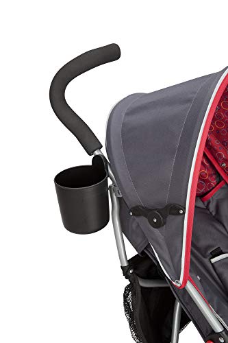 Delta Children LX Side by Side Stroller - with Recline, Storage & Compact Fold, Grey