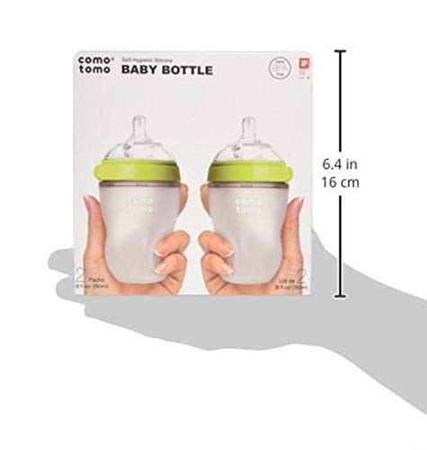 Comotomo Natural Feel Baby Bottle, 4 Pack