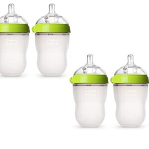 Comotomo Natural Feel Baby Bottle, 4 Pack