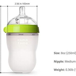 Comotomo Natural Feel Baby Bottle, 4 Pack