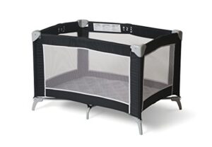 foundations sleep 'n store portable playard travel yard, graphite