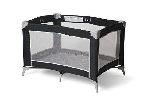 Foundations Sleep 'n Store Portable Playard Travel Yard, Graphite