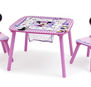 Disney Minnie Mouse Storage Table and Chairs Set Delta Children