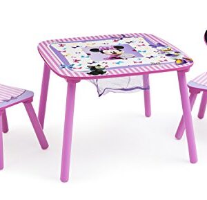 Disney Minnie Mouse Storage Table and Chairs Set Delta Children