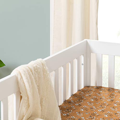 Babyletto Modo 3-in-1 Convertible Crib with Toddler Bed Conversion Kit in White, Greenguard Gold Certified