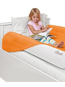 {2-pack} shrunks inflatable bed rail for toddlers, kids, adults, and elderly | portable bed bumpers for toddlers travel or home | blow up bed guard rail for twin, full, queen, king size beds