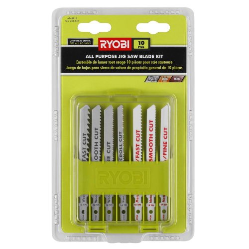 Ryobi A14AK10 All-Purpose Jig Saw Blade Kit (10-Piece)