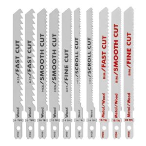 Ryobi A14AK10 All-Purpose Jig Saw Blade Kit (10-Piece)