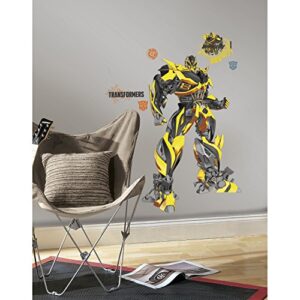 roommates rmk2526gm transformers: age of extinction bumblebee peel and stick wall decals