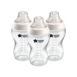 tommee tippee closer to nature added cereal baby bottle, y-cut bottle nipple, bpa-free (11oz, 3 count)