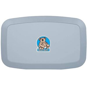 horizontal baby changing station, gray