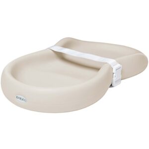 keekaroo peanut changer vanilla – the original made in usa easy-to-clean changing pad and the only shell over foam, fully impermeable to fluid