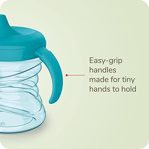 First Essentials by NUK Acrylic Fun Grips Soft Spout Trainer Cup, 7 oz.