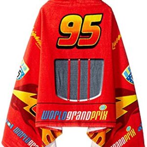 Disney/Pixar Cars ‘Tune Up’ Hooded Cape Towel, 22” x 51”