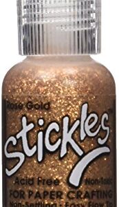 Ranger Stickles Glitter Glue .5oz, Rose Gold