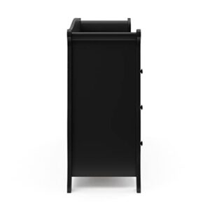 Storkcraft Avalon 6 Drawer Double Dresser (Black) – Dresser for Kids Bedroom, Nursery Dresser Organizer, Chest of Drawers for Bedroom with 6 Drawers, Classic Design for Children’s Bedroom