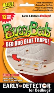 buggybeds® bed bug glue traps, home, 12 pack