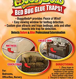 BuggyBeds® Bed Bug Glue Traps, Home, 12 Pack