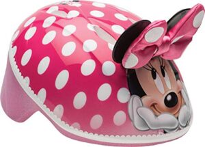 bell disney minnie mouse 3d minnie me toddler bike helmet