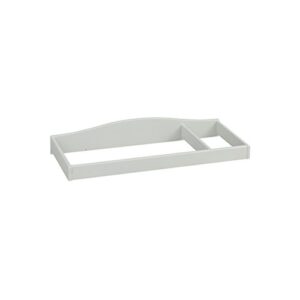 baby cache natural hardwood changing station table topper | montana collection | glazed white