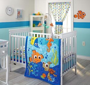 disney nemo 3 piece crib bedding set