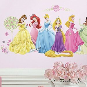 RoomMates RMK1903SCS Disney Princess Glow Princess Peel and Stick Wall Decals