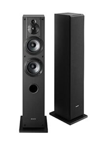 sony sscs3 3-way floor-standing speaker (single) - black