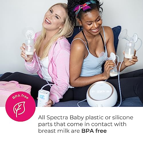 Spectra - Wide Neck Baby Bottles - Compatible with Spectra Breast Milk Pump Flanges (Pack of 2)