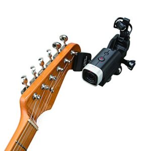 Zoom GHM-1 Guitar Headstock Mount, Flat Clamp Mount, Designed to be Used With Q2n, Q2n-4K, Q4, Q4n, and Q8