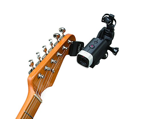 Zoom GHM-1 Guitar Headstock Mount, Flat Clamp Mount, Designed to be Used With Q2n, Q2n-4K, Q4, Q4n, and Q8