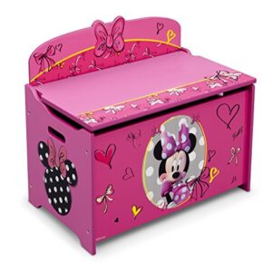 Delta Children Deluxe Toy Box, Disney Minnie Mouse