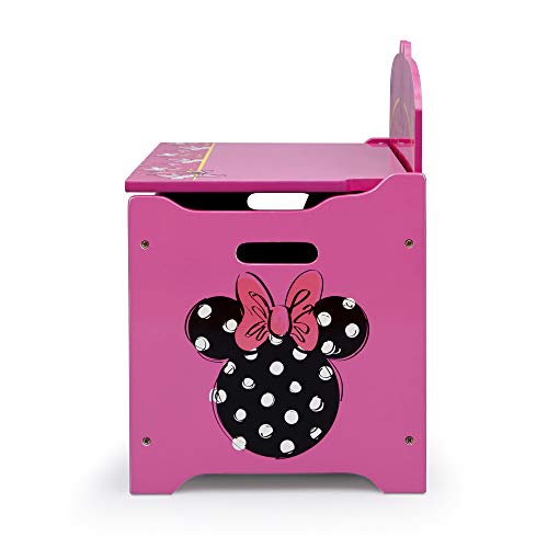 Delta Children Deluxe Toy Box, Disney Minnie Mouse