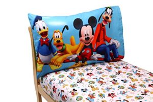 disney mickey mouse clubhouse toddler sheet set