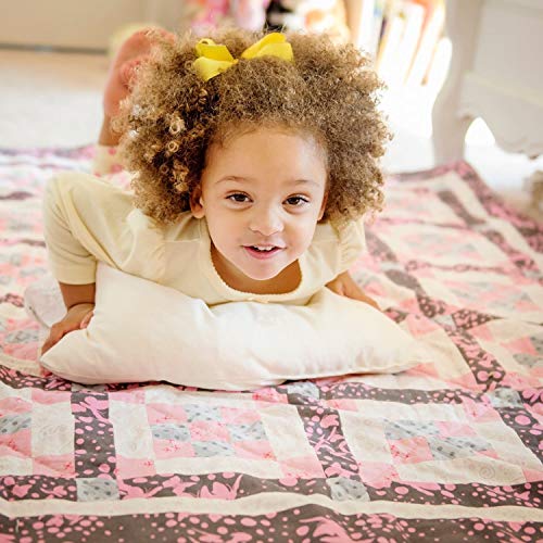 Little One's Pillow - Toddler Pillow, Delicate Organic Cotton Shell, Handcrafted in USA - Soft and Supportive, Washable 13 X 18